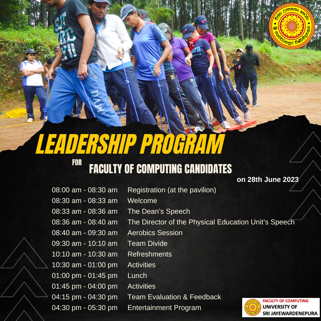 Faculty of Computing | University of Sri Jayewardenepura, Sri Lanka
